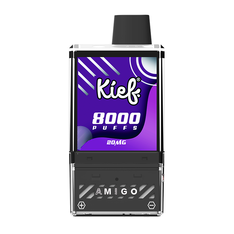 KIEF VAPOR: AMIGO 8000 - Grape Ice | XTRA FLAVORS
