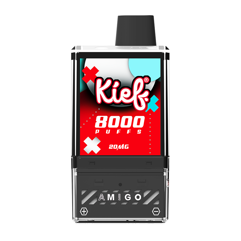 KIEF VAPOR: AMIGO 8000 - Watermelon Raspberry | XTRA FLAVORS